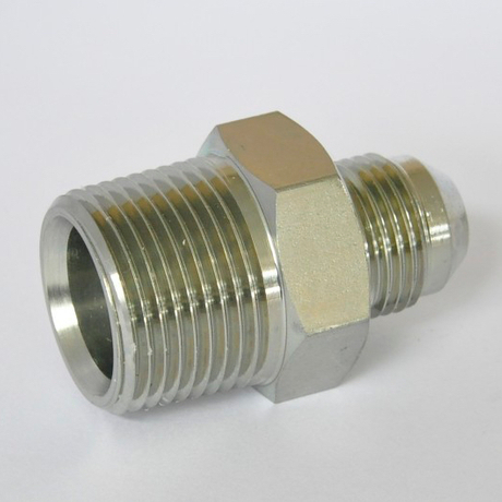 Male Connector 2404 Flare tube end / male pipe end SAE 070102 hydraulic ...